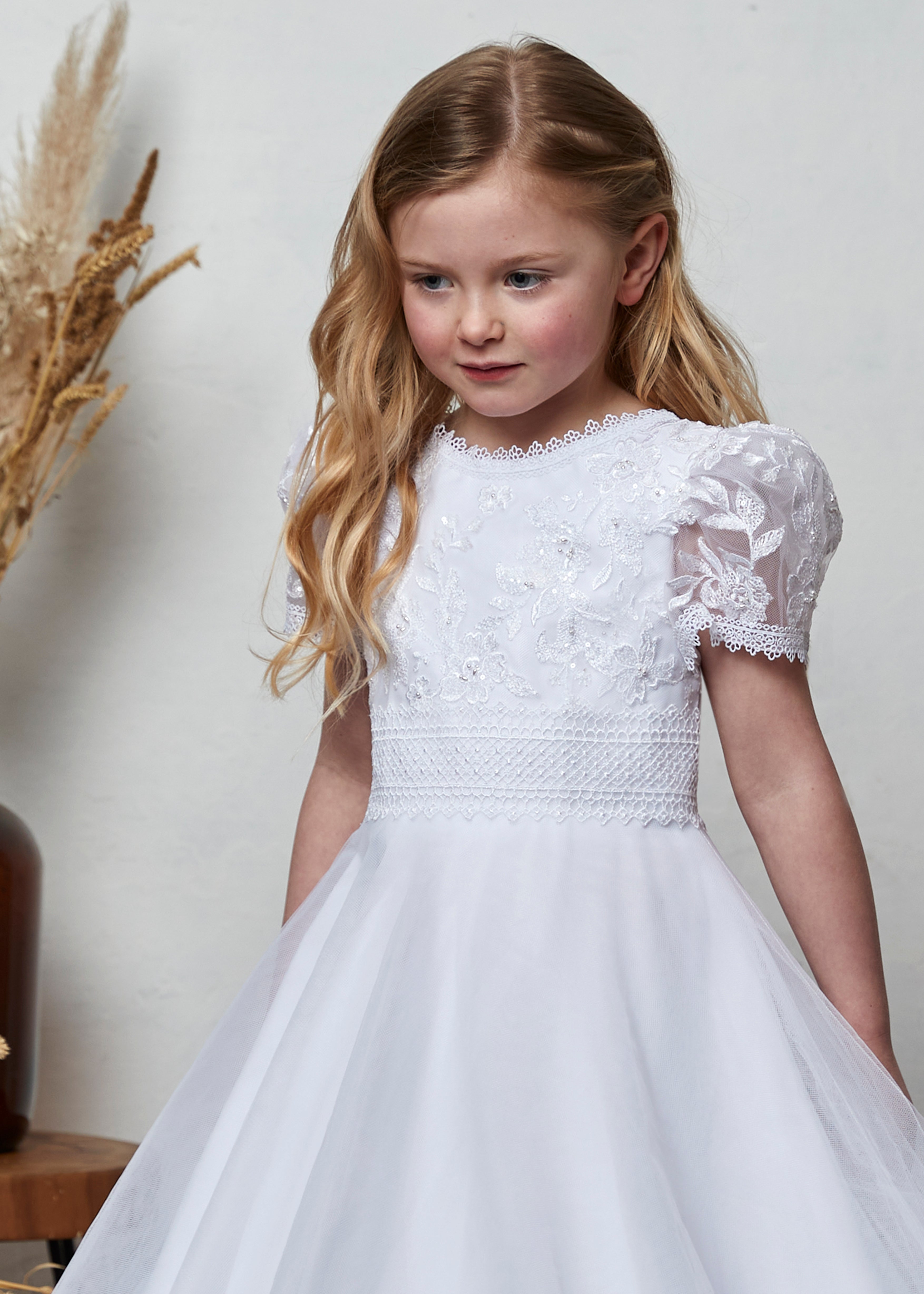 Emily Grace Communion Dress 3417 €150 – ELLIOTT CHAMBERS