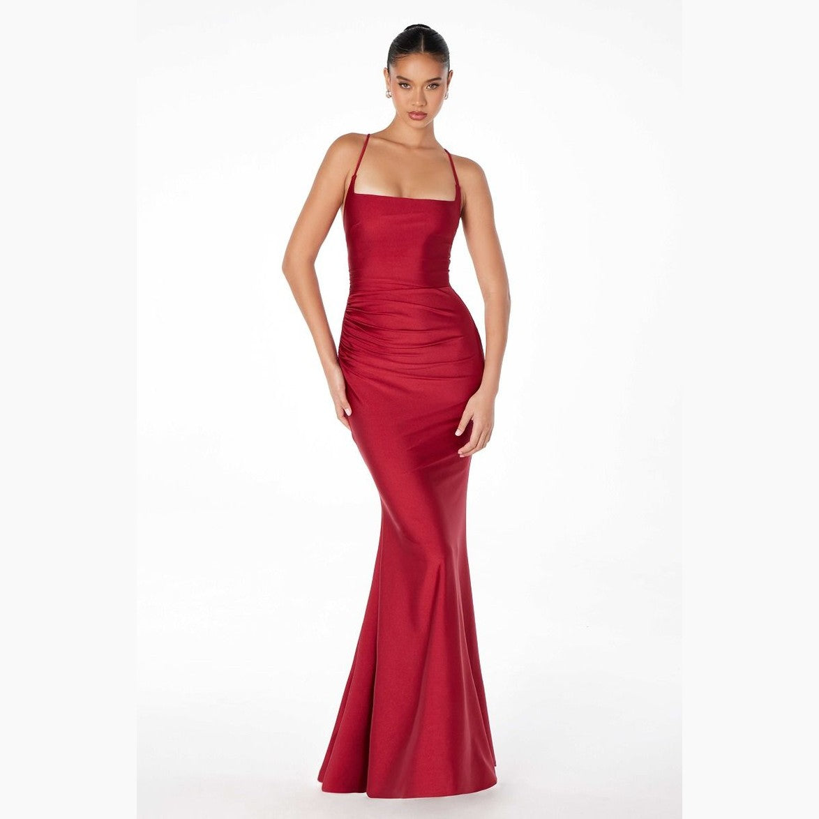TY Ball Dress Mia Burgundy – ELLIOTT CHAMBERS